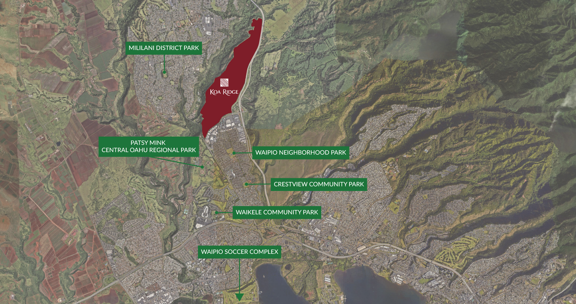 Koa Ridge - Koa Ridge Community Map