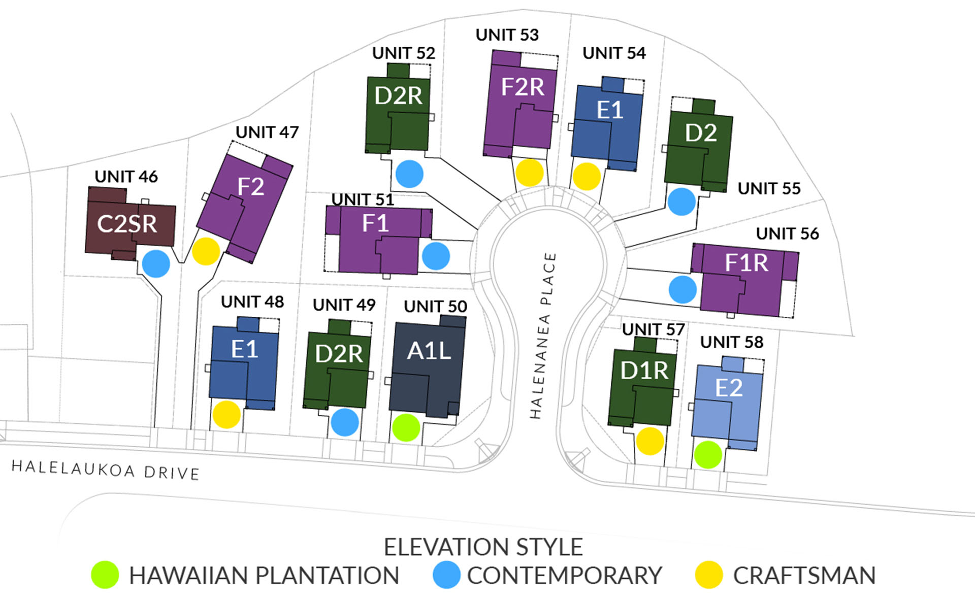 Koa Ridge - Site Map