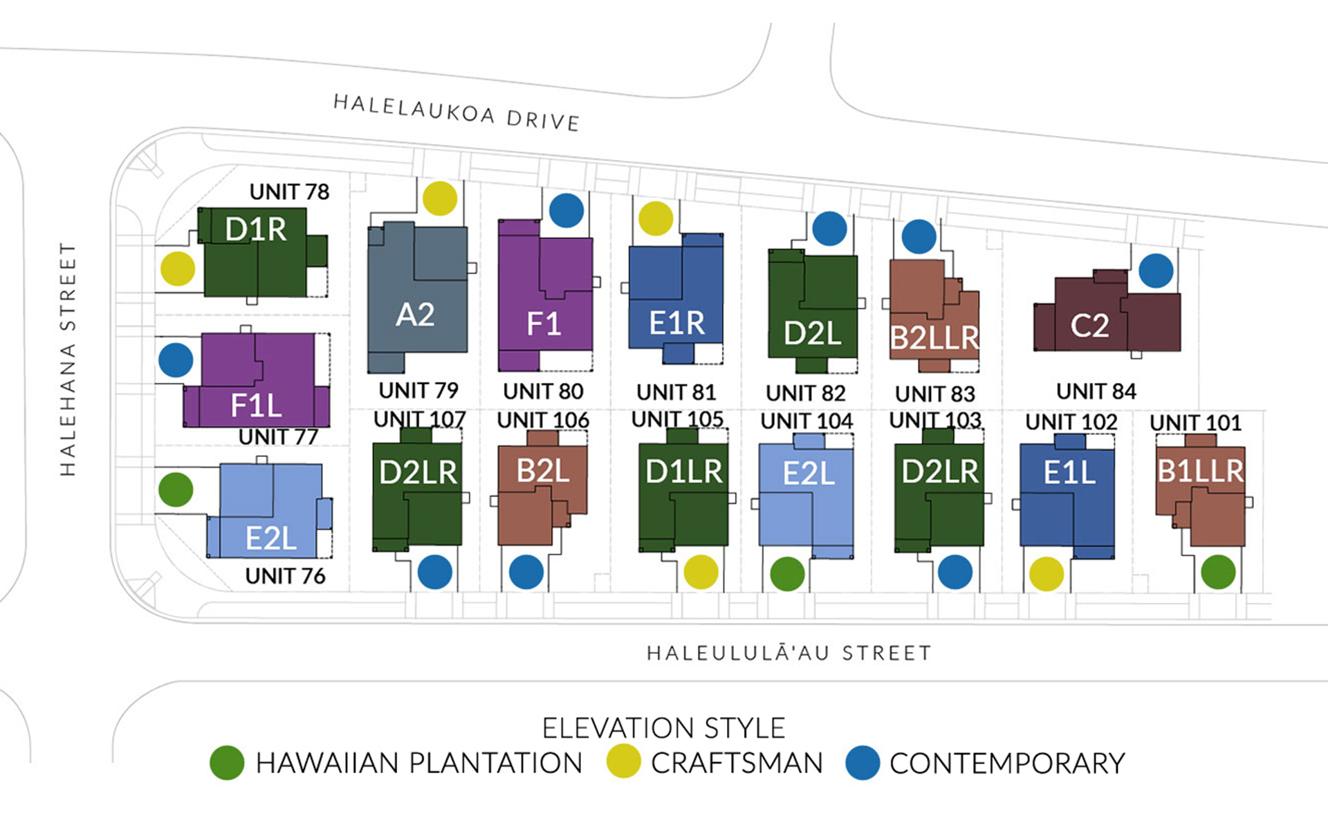 Koa Ridge - Site Map
