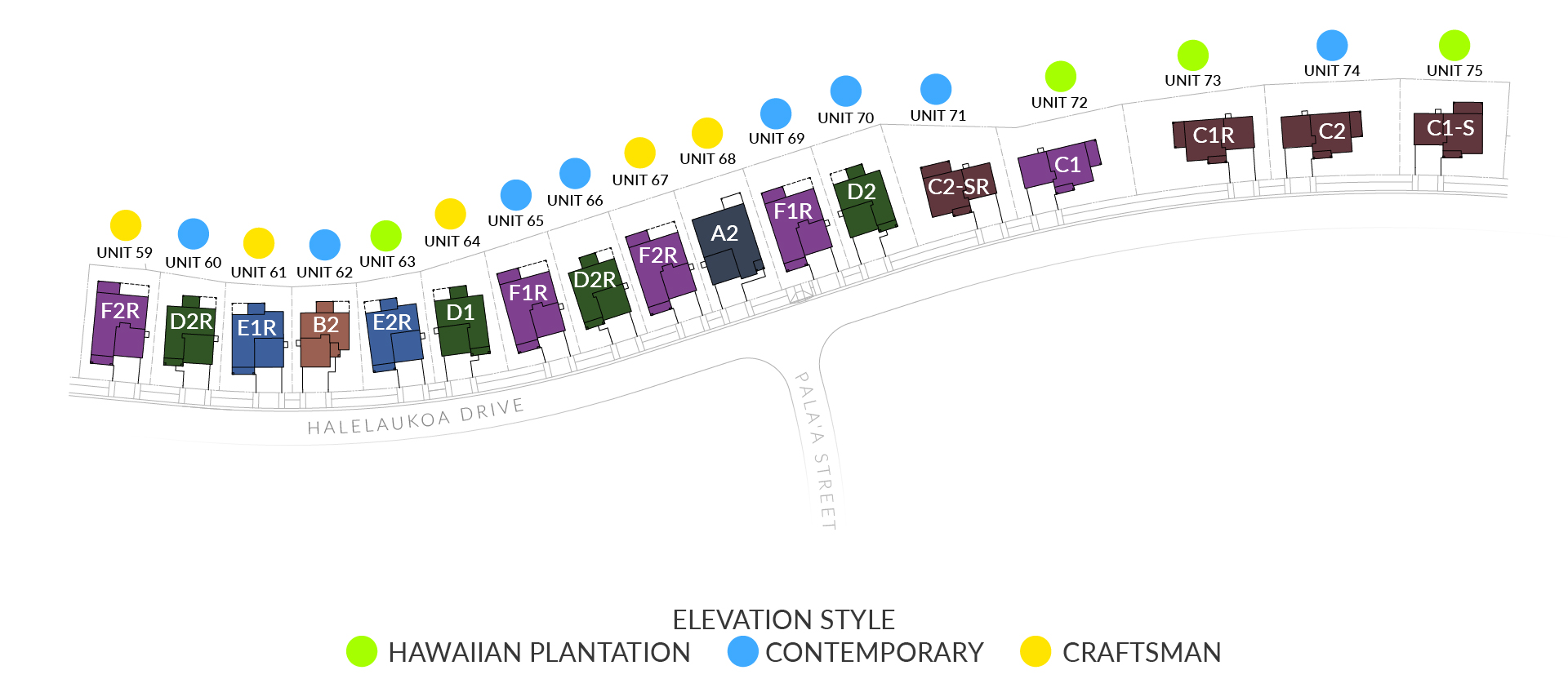 Koa Ridge - Site Map
