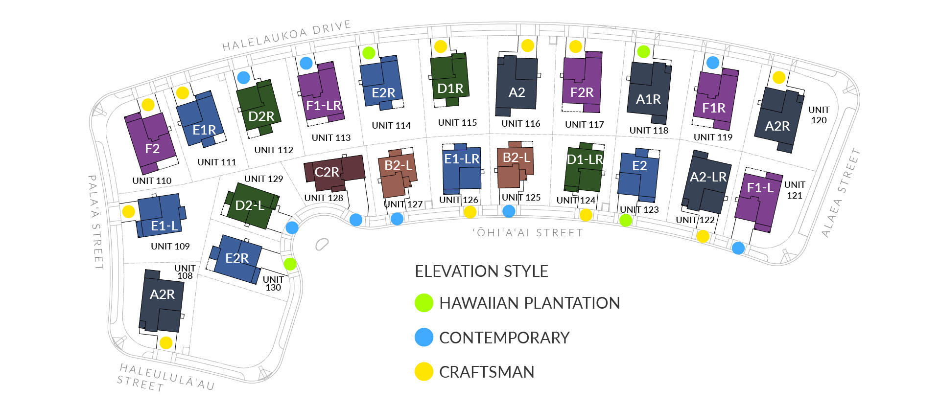 Koa Ridge - Site Map