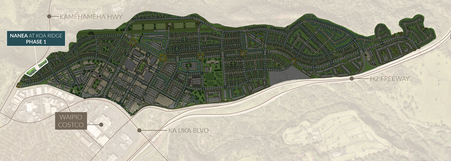 Koa Ridge - Site Map